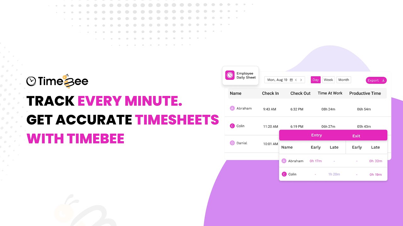 Boost Team Efficiency with TimeBee’s Online Timesheet Software
