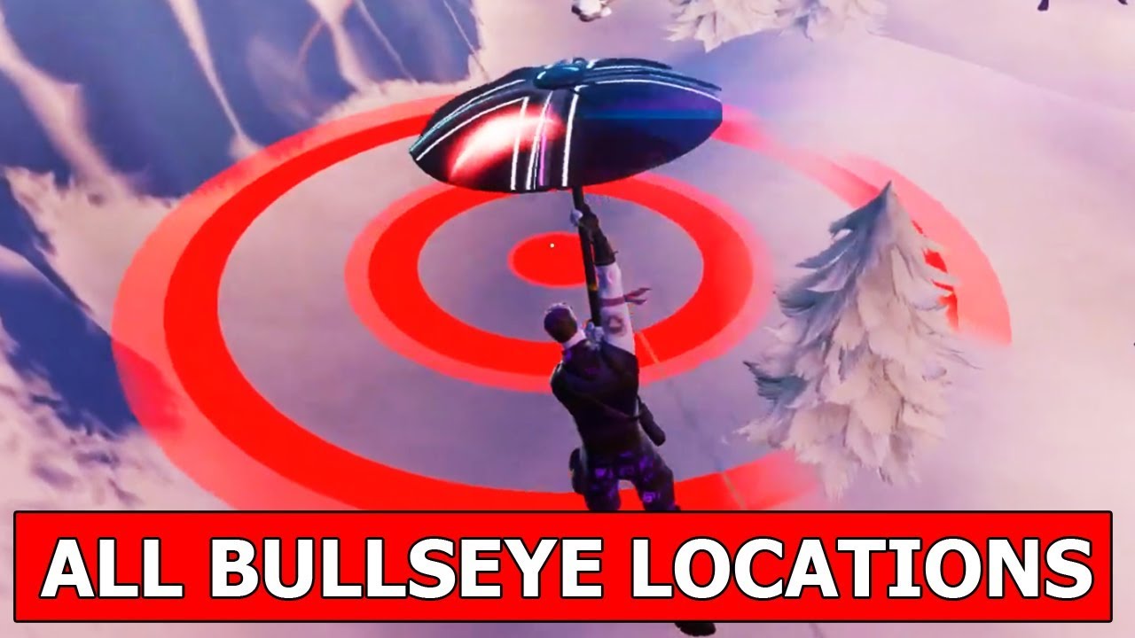 Fortnite Bullseye map locations: Where to land on different Bullseyes ...