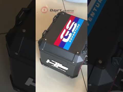 BMW R1200GS side Panniers Box decals #bmw #bmwgsa1250 #panniers #decals #shorts #shortvideo #bmwbike