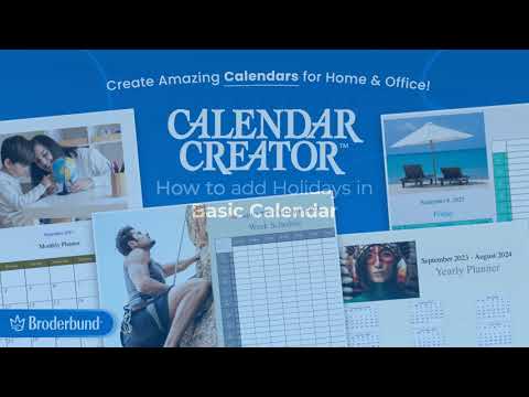 How to Add Holidays in Basic Calendar