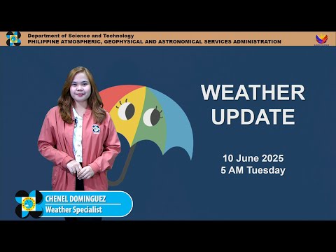 Public Weather Forecast issued at 5AM | June 10, 2025 - Tuesday