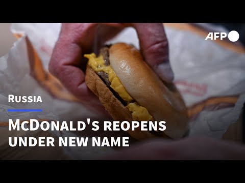 End of an era as Russia's McDonald's reopens under new name | AFP