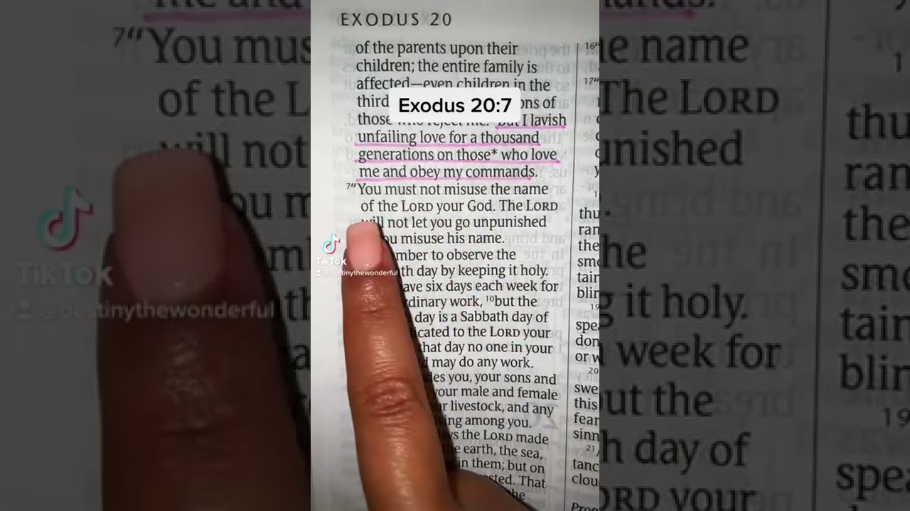 Exodus 20:7