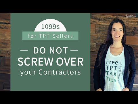 1099s for TPT Sellers + FREE Flow Chart!