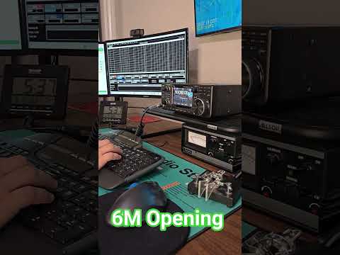 6M Opening on CW! #hamradio #morsecode #cw