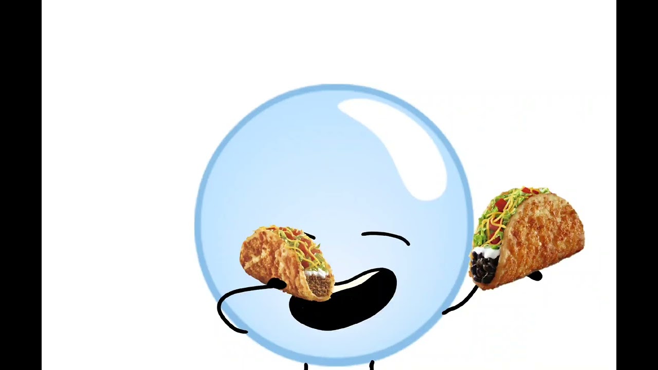 Bubble from BFB eating her favourite food