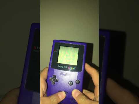 Playing Pokémon Red on Gameboy Colour