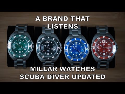 A Brand That Listens - Millar Watches Scuba Diver Updated