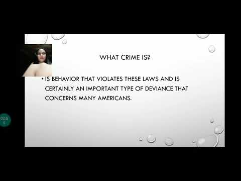 Discuss What Crime is and Distinction Between Deviant Behavior and Criminal Behavior