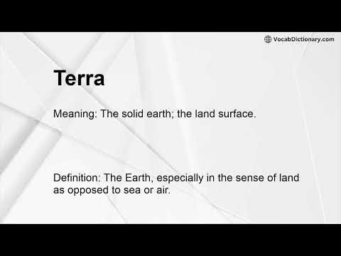 Terra Meaning