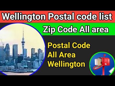 Wellington postal code list all area