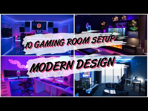 10 GAMING ROOM SETUP MODERN DESIGN