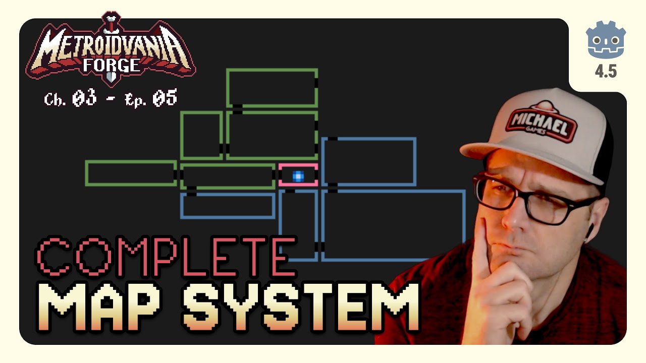 How to build a complete Map & Pause Menu ‣ 03.05 ‣ Metroidvania Forge Godot 4 Tutorial Series