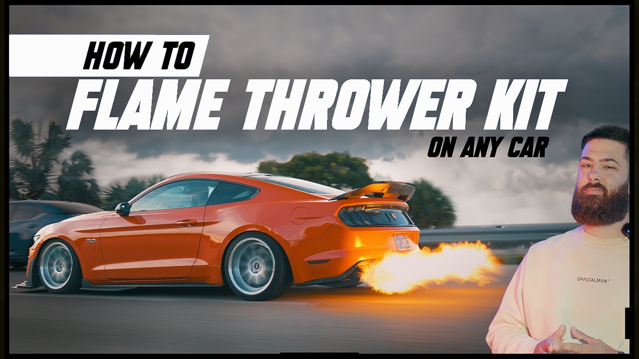 How to install a Flame Thrower on A Mustang. Or any other car. Made Simple!