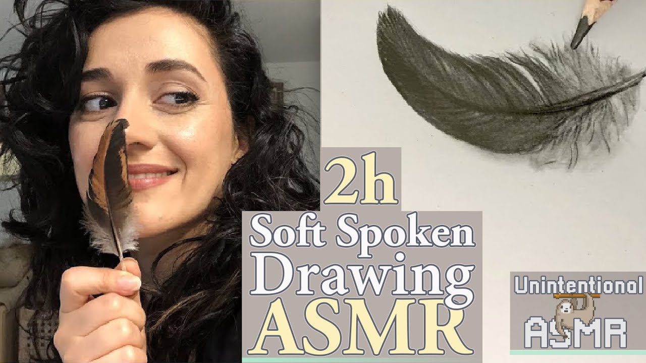 Unintentional ASMR ✏️ 2h Soft Spoken Drawing Tutorials (Beautiful Accent, Pencil & Pastel Sounds)