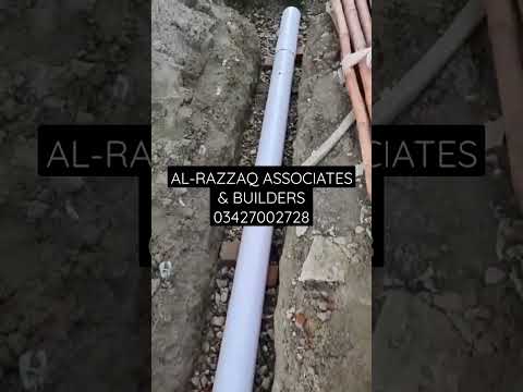 precaution of Sewerage Line. #construction #designer #exteriordesign #multan #taunsa #pakistan