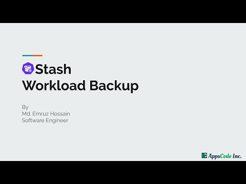 Stash Workload Backup Demo