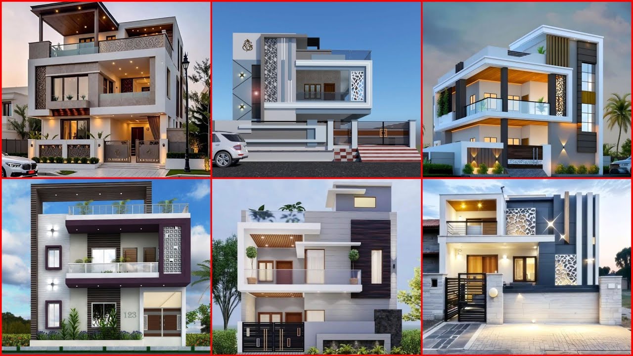 Top 35+ Modern House Front Elevation Design 2025