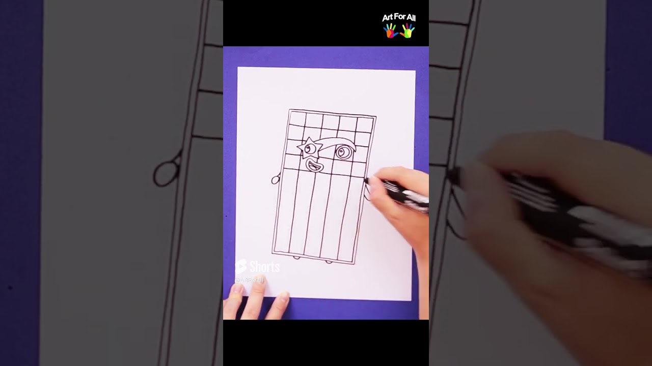 Number Block 50 drawing #artforall