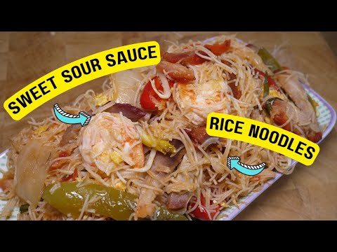 Ha Moon Chow Mei Fun (Chinese Sweet Sour Rice Noodles) | Wally Cooks Everything