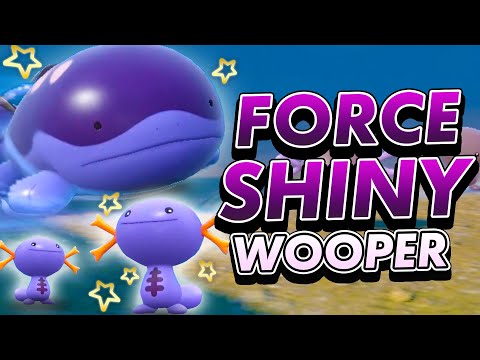 How to get SHINY PALDEAN WOOPER & CLODSIRE EASY in Pokemon Scarlet and Violet
