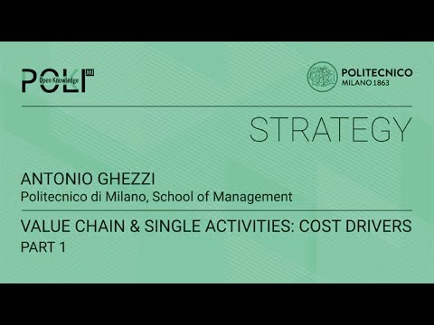 Value chain & single activities: cost drivers - part 1 (Antonio Ghezzi)