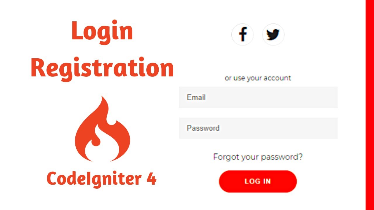 Codeigniter 4 Authentication Login and Registration Tutorial