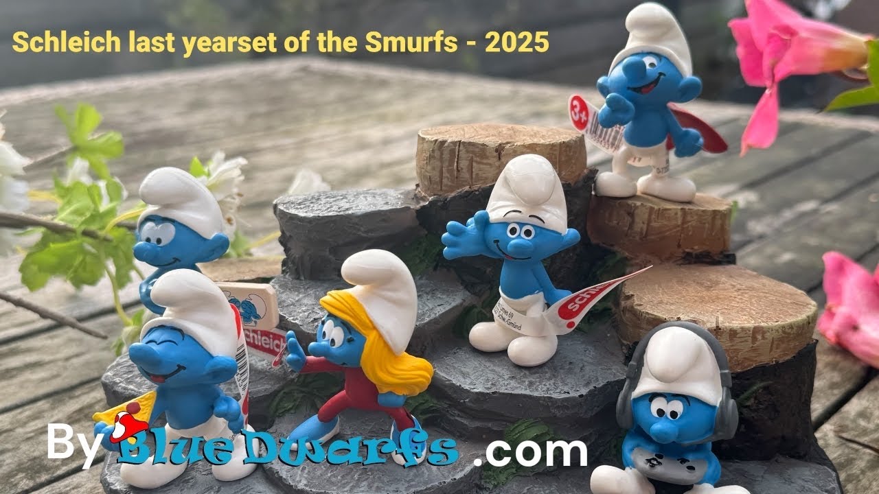 Schleich latest and last yearset of the Smurfs - 2025