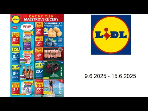 Lidl leták - 9.6.2025 - 15.6.2025