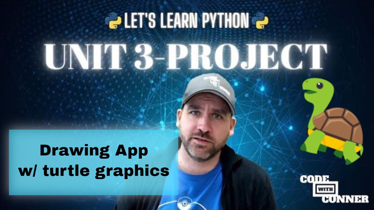 Let's Learn Python - Turtle Drawing Program - Unit 3 Project