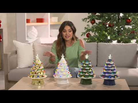 Mr. Christmas 13 Nostalgic Ceramic Christmas Tree