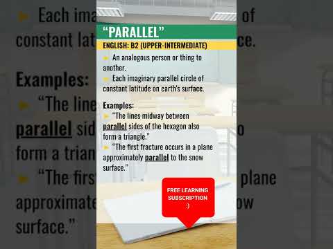 PARALLEL (B2 Upper-Intermediate) in use