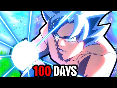 I Survived 100 Days As Goku in Roblox!