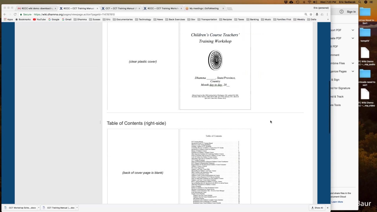 How to download, print, and assemble the CCT Training Manual for CCT Workshops