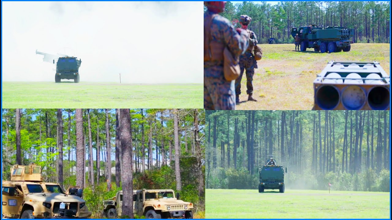 Exercise Rolling Thunder 22-2 | M142 High Mobility Artillery Rocket System Fire a Reduced Range