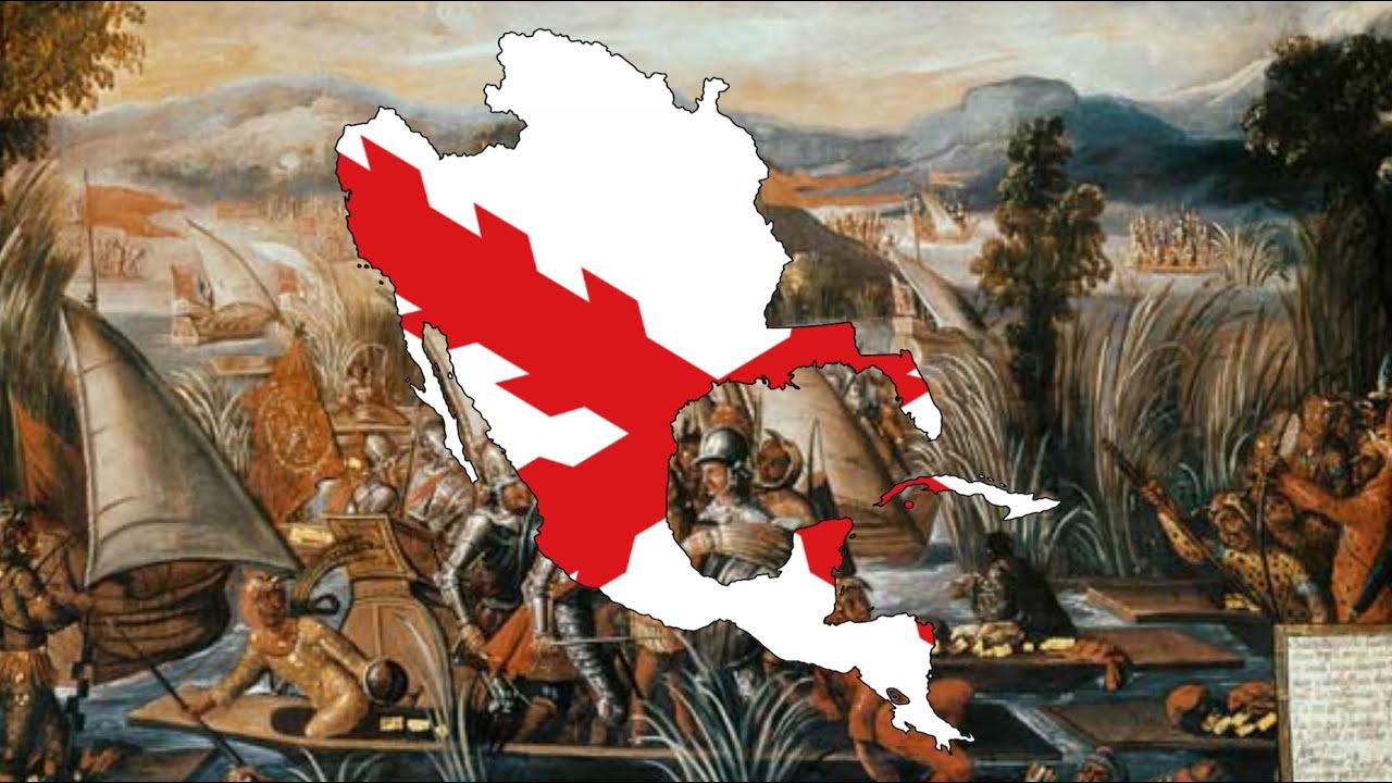 New Spain - Flag Map Speedpaint