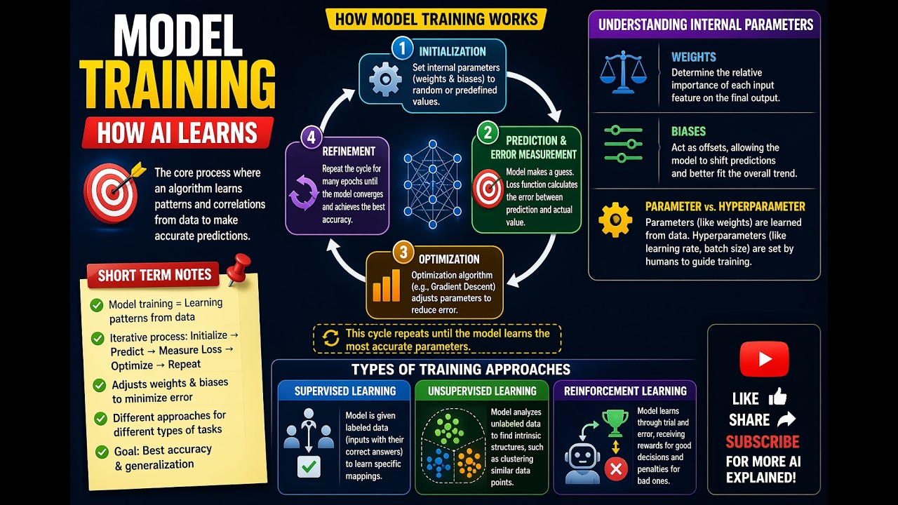 Model Training in Machine Learning | What model training is (in simple terms)
