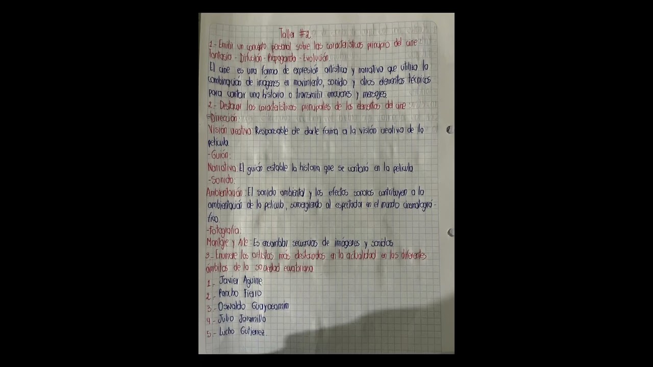 Actividades de educación cultural y artística (ECA) 2do inf 