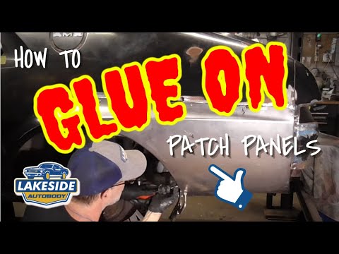Glue On Quarter Panel Rust Repair Panel - Inner & Outer - Start to Finish