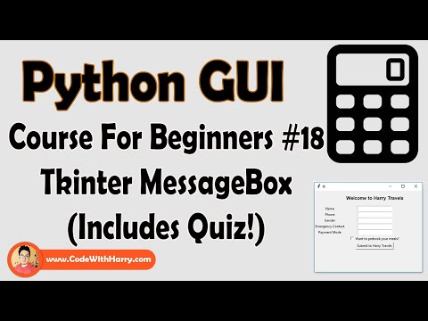 Learn Message Box In Tkinter Python | Python Tkinter GUI Tutorial In ...