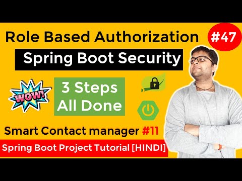 3 Steps for Role Based Authorization Spring Security | Smart Contact ...