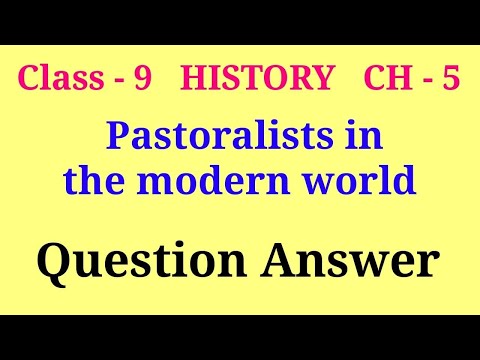 pastoralists in the modern world class 9 questions and answers | class 9 history ch 5 question answe