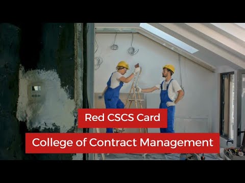 CSCS Red Card | Red CSCS Card