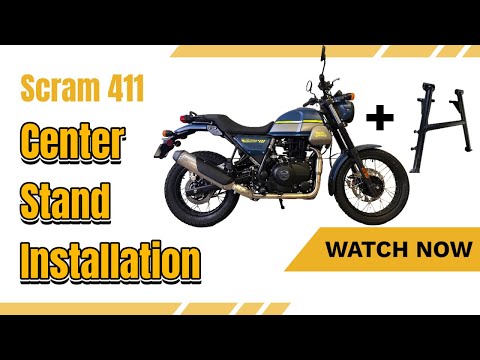 Scram 411 Center Stand Kit Installation
