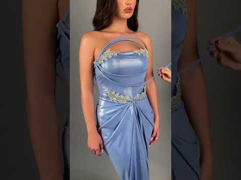 Share with a friend or tag a friend who would own the spotlight in this gown! To order, send us a DM