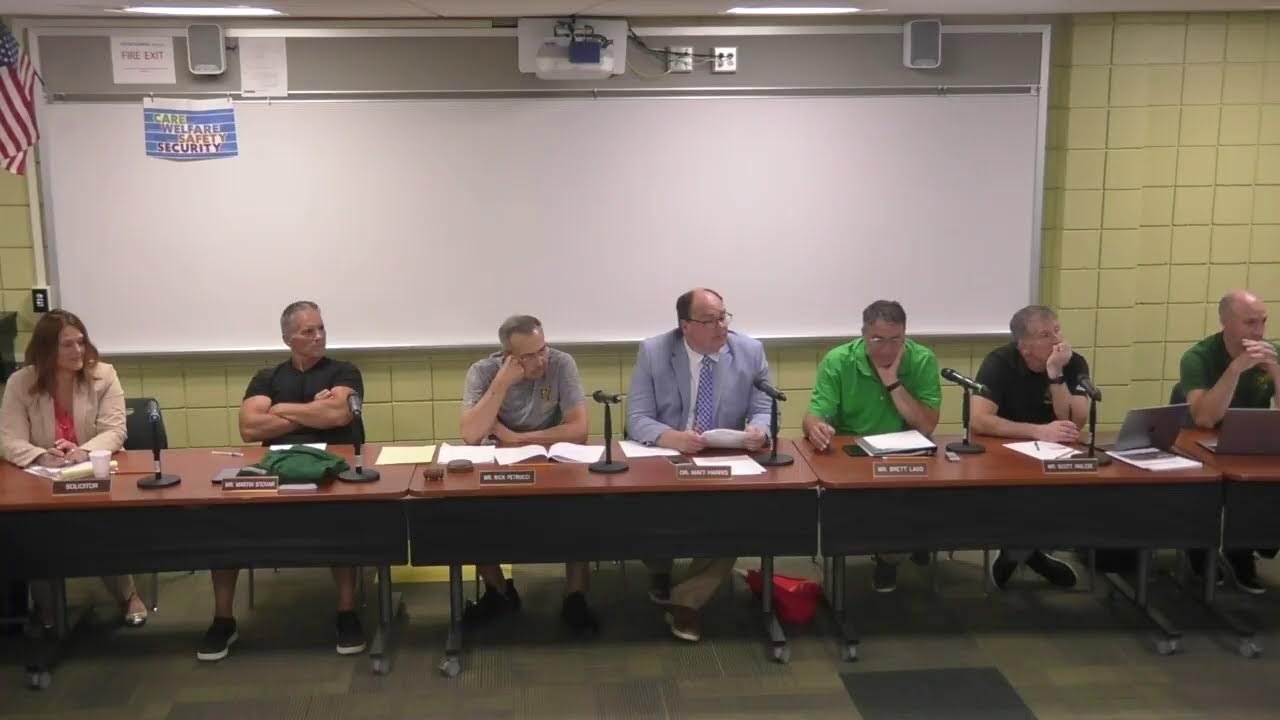 School Board Meeting 8-7-23