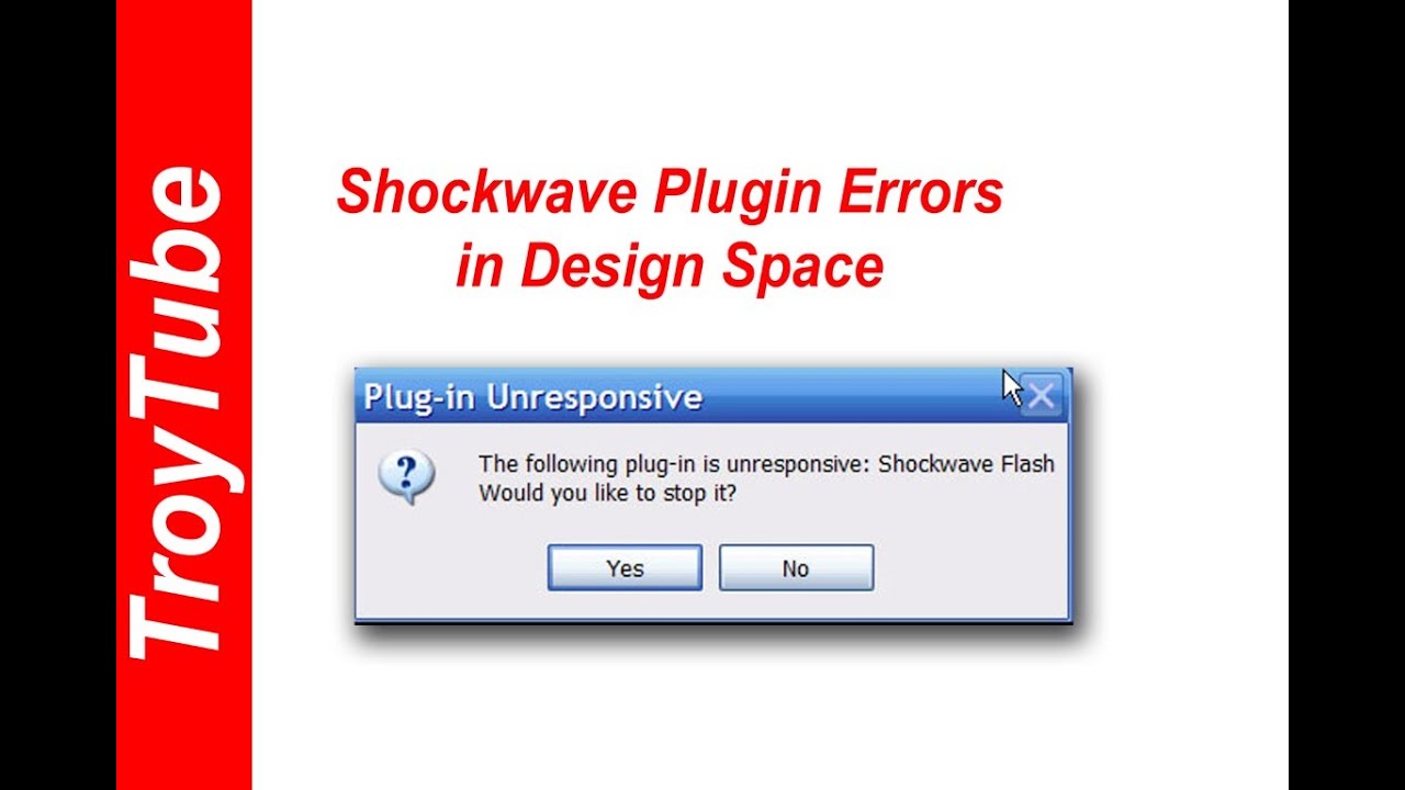 Troy's Definitive Guide to Design Space Shockwave Plugin Errors