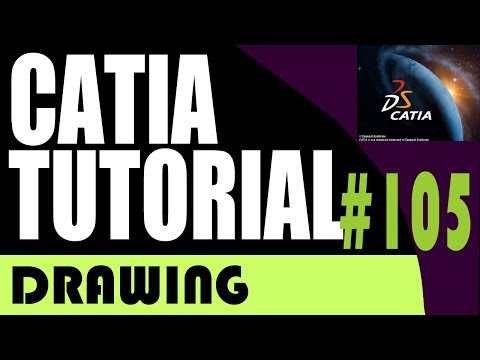 105 CATIA drawing Tutorial: Radius Dimensioning Video Lecture ...