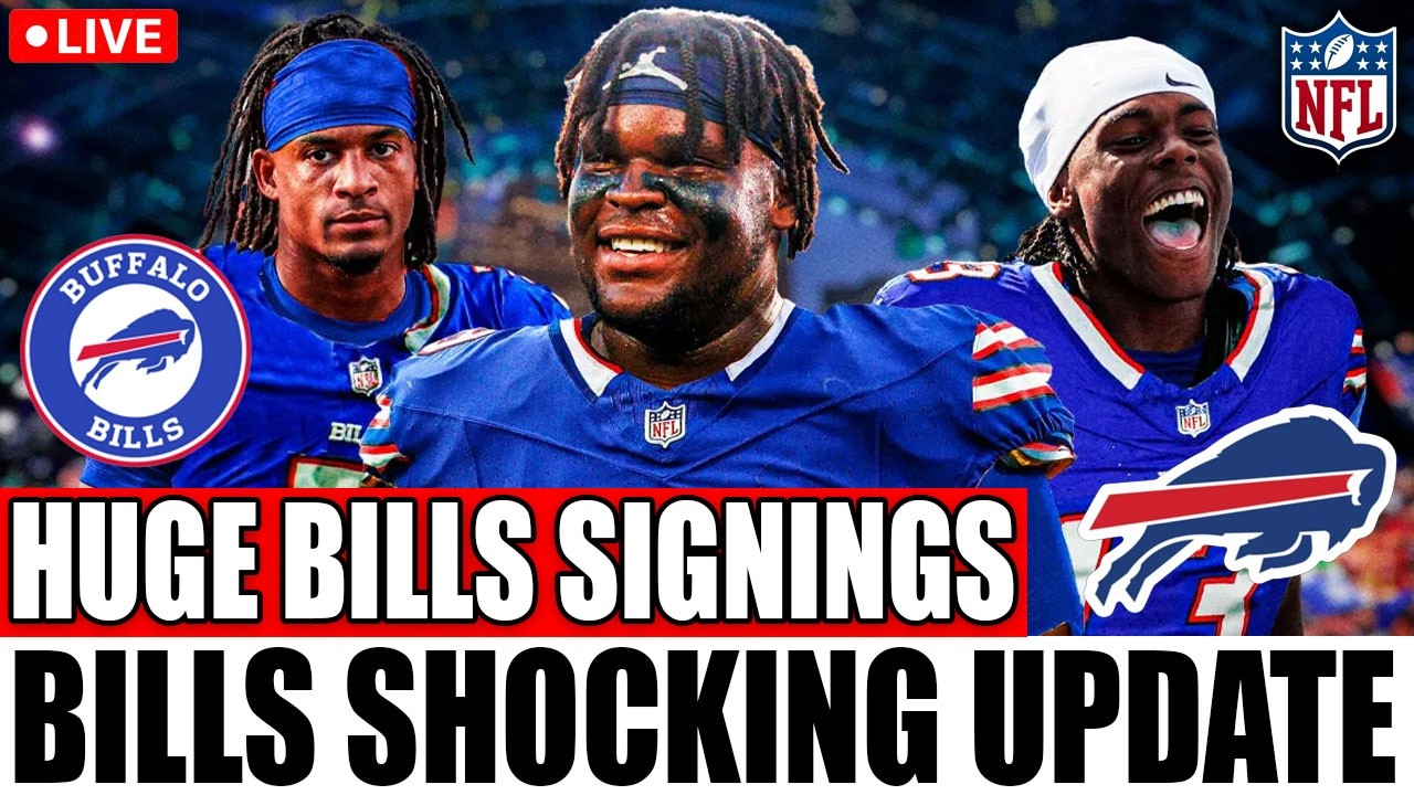 🚨Josh Allen Gets His Dream Team | Bills Sign Three Stars