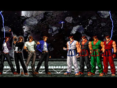 [KOF Mugen] Kyo Kusanagi Team vs Kim Kaphwan Team